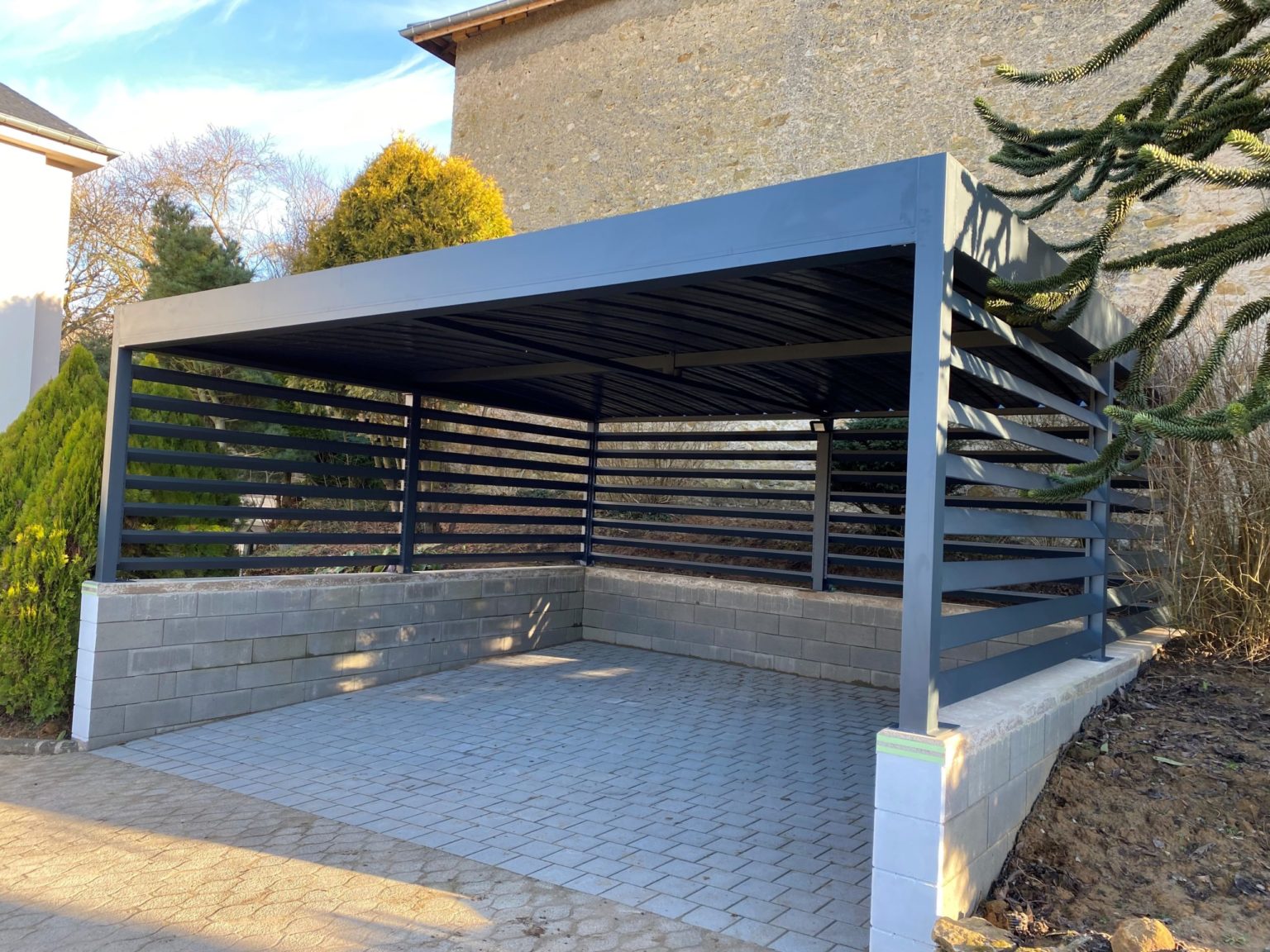 Carports Alu 2 Voitures, Carport Double - Anavi